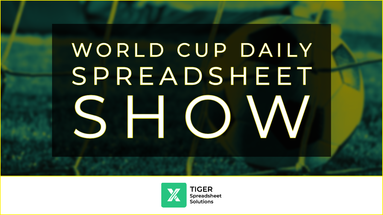 World Cup Daily Spreadsheet Show - World Cup Data